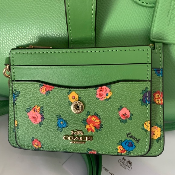 Coach | Bags | Coach Floral Mini Vintage Rose Print Card Holder | Poshmark